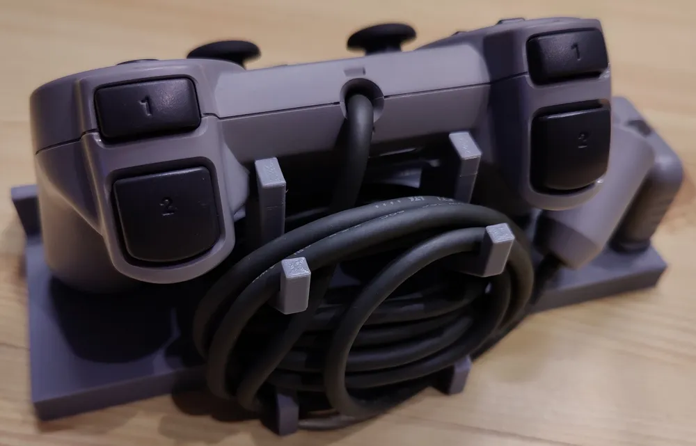 PS1 Controller Stand - Free 3D Print Model - MakerWorld