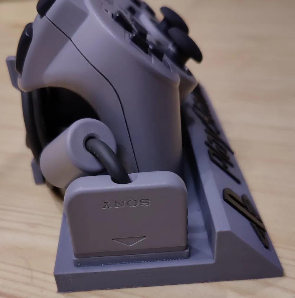 PS1 Controller Stand - Free 3D Print Model - MakerWorld