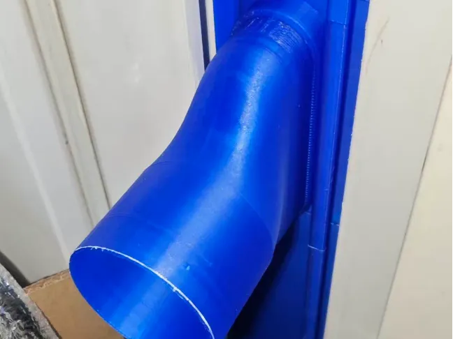 External exhaust internal connector, external exhaust inner flared ...