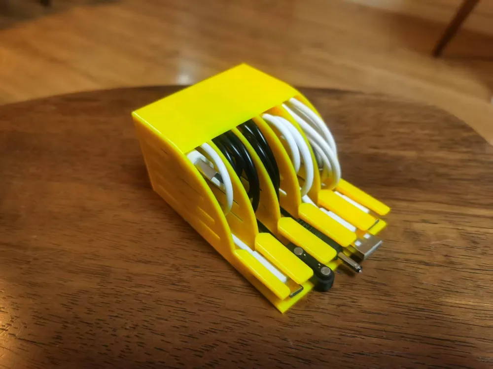 Data Cable Organizer (Second Edition) - Free 3D Print Model - MakerWorld