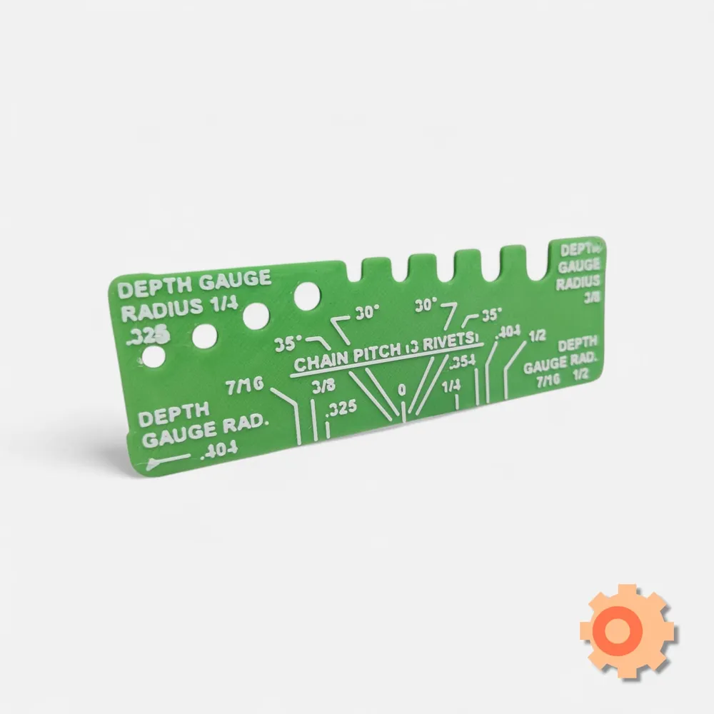 Saw chain ID - measuring tool - Free 3D Print Model - MakerWorld