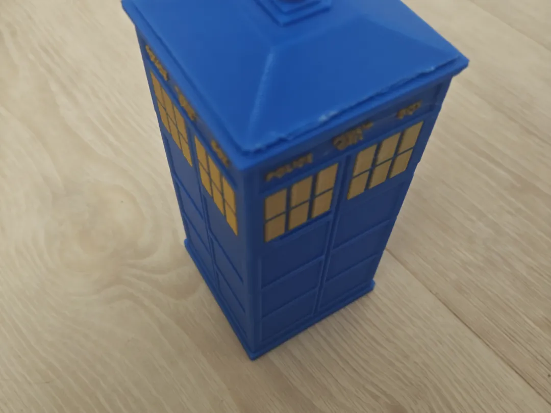 TARDIS Pen Cup — Police Box Storage Container - Free 3D Print Model ...