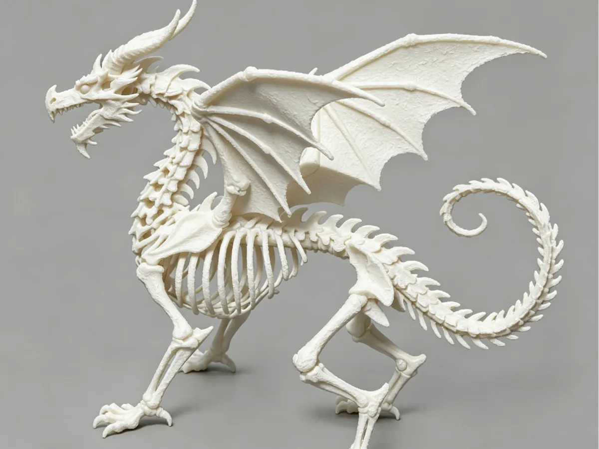 Dragon Skeleton - Free 3D Print Model - MakerWorld