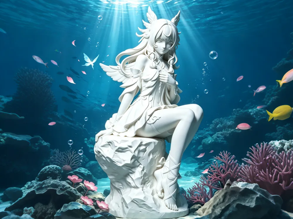 Genshin Impact Fan-creation・Maiden of the Moon: Columbina Hypseleon ...