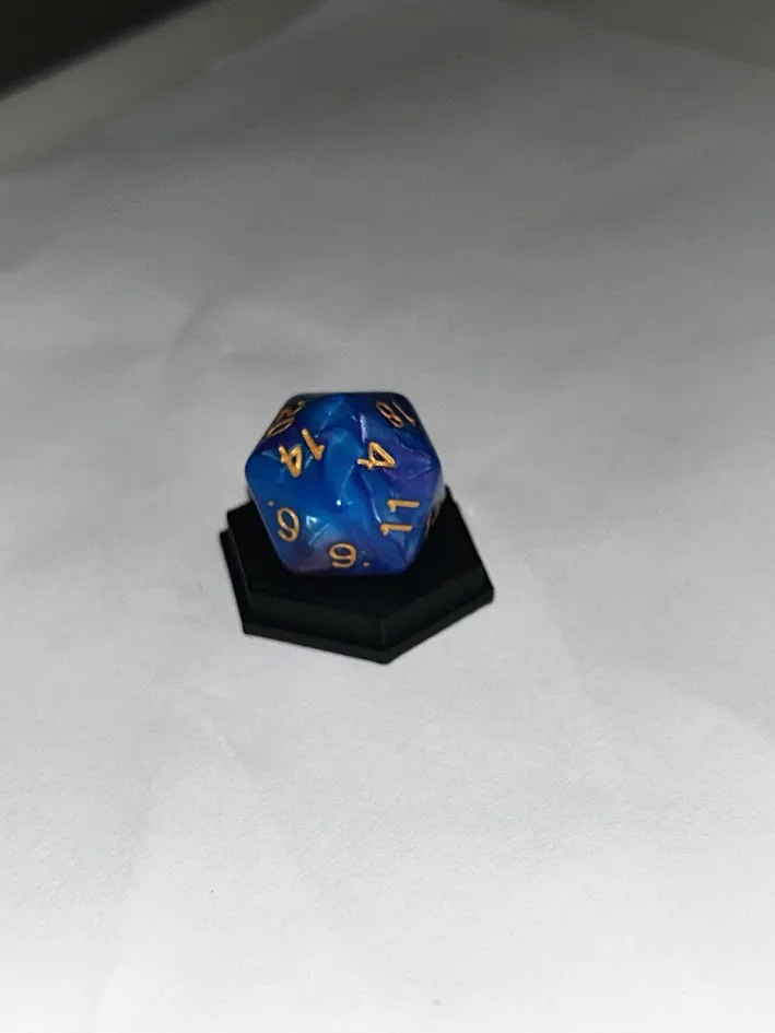 D20 display stand - Free 3D Print Model - MakerWorld