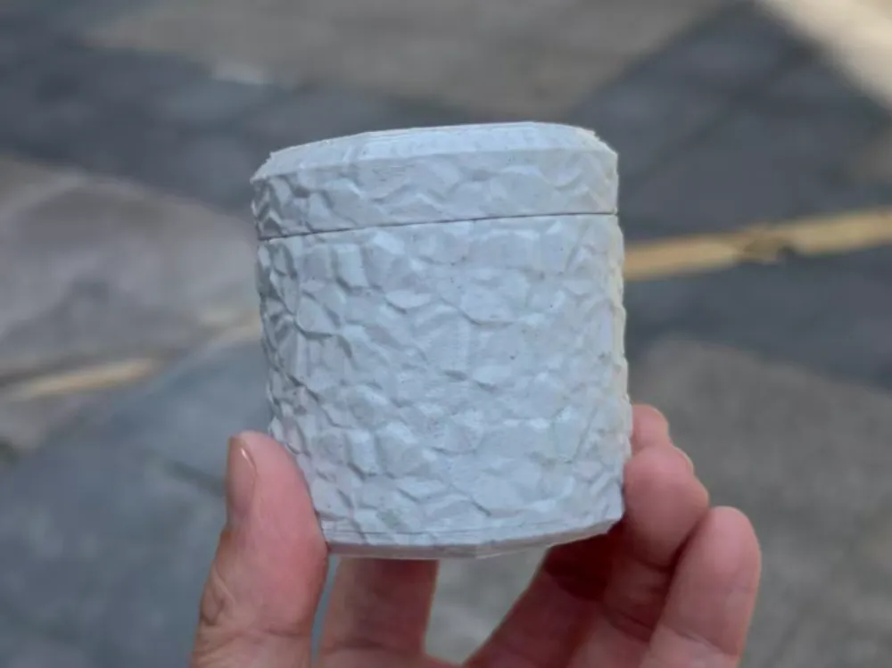 Stone Texture Jar - Free 3D Print Model - MakerWorld