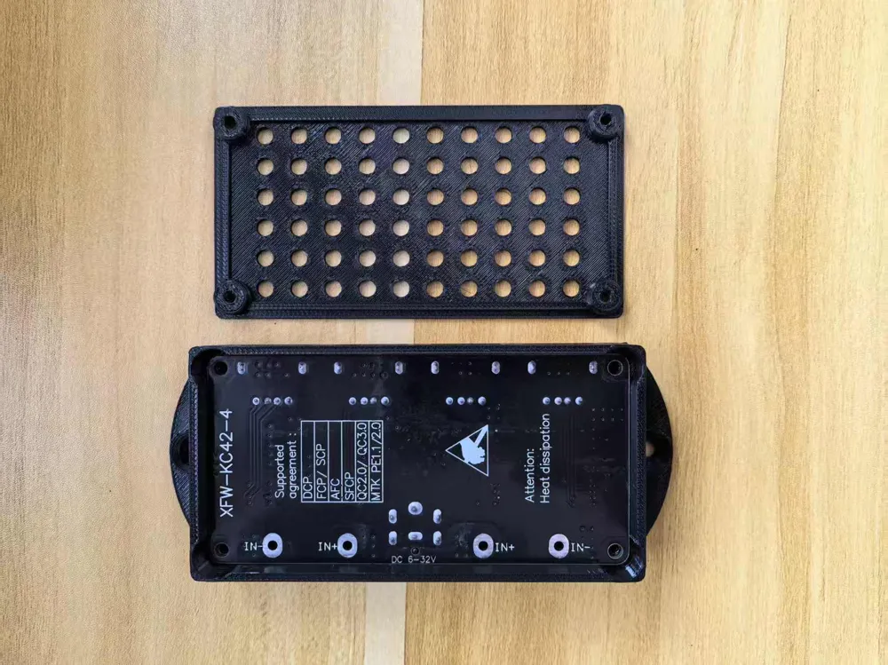 Four-way fast charging module enclosure - Free 3D Print Model - MakerWorld