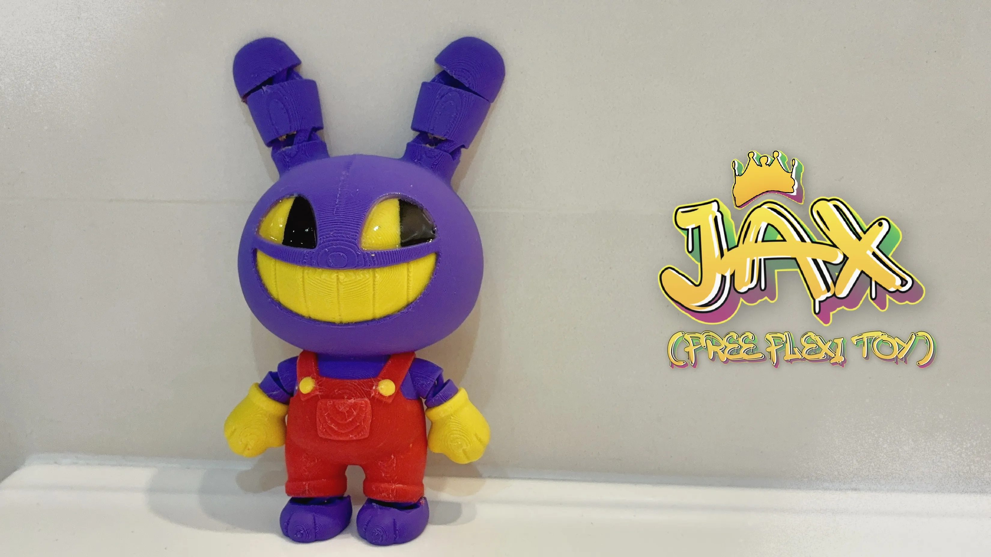 Jax Flexi Toy (TADC) (Original Model) - Free 3D Print Model - MakerWorld