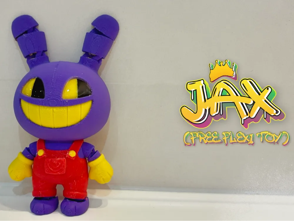 Jax Flexi Toy (TADC) (Original Model) - Free 3D Print Model - MakerWorld