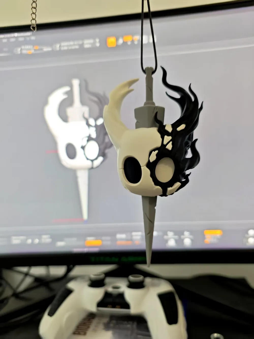 Hollow Knight - Broken Vessel Pendant - Free 3D Print Model - MakerWorld