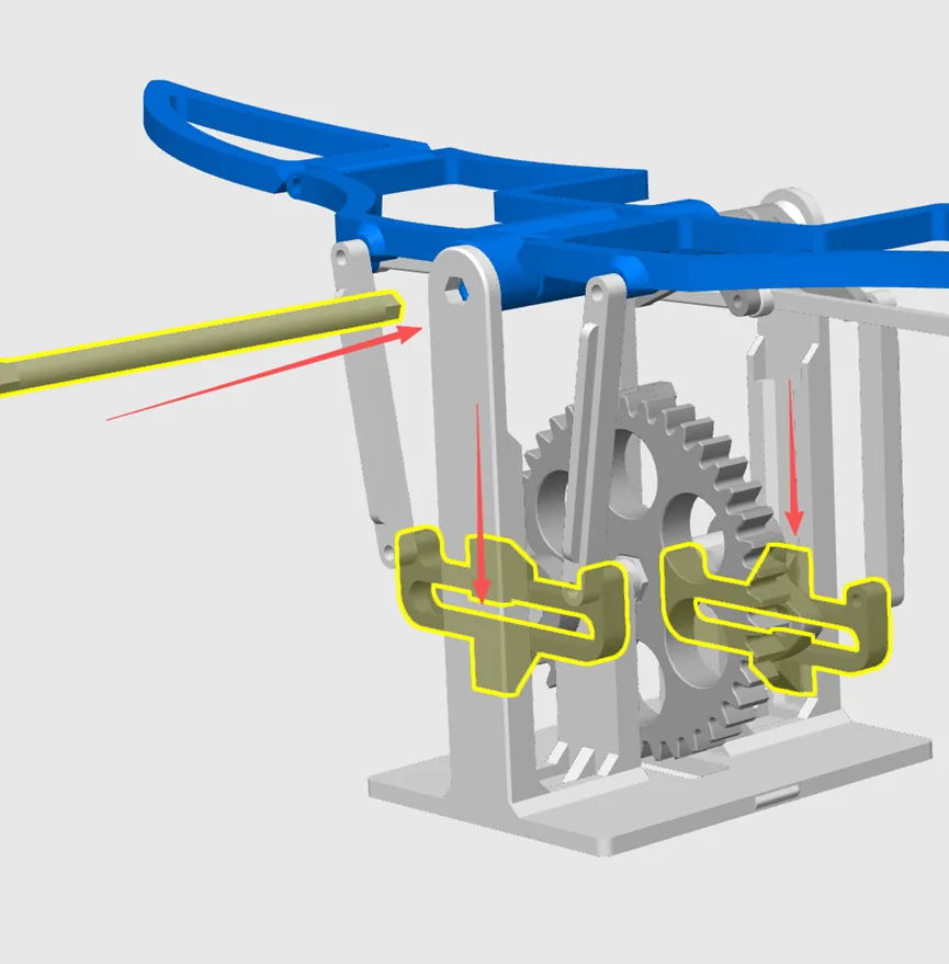 Flapping Wing Mechanism - Free 3D Print Model - MakerWorld