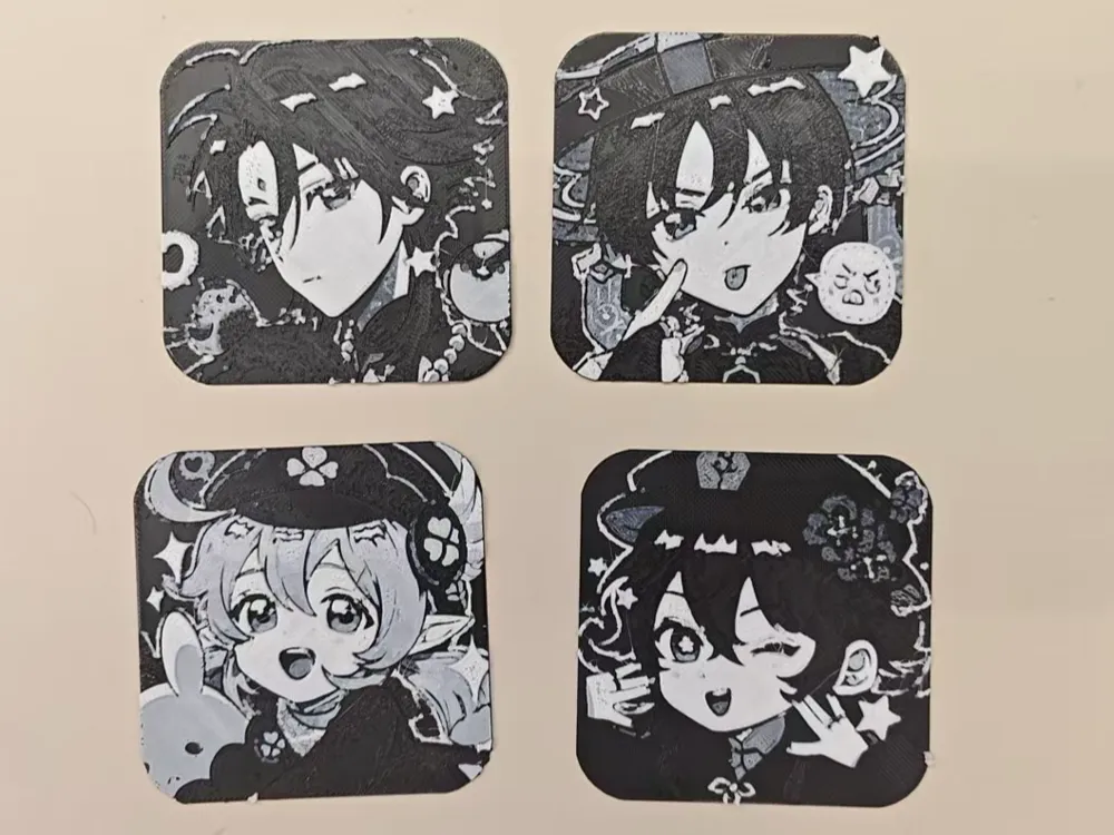 Genshin Impact Refrigerator Magnets - Relief - Scaramouche - Xiao ...