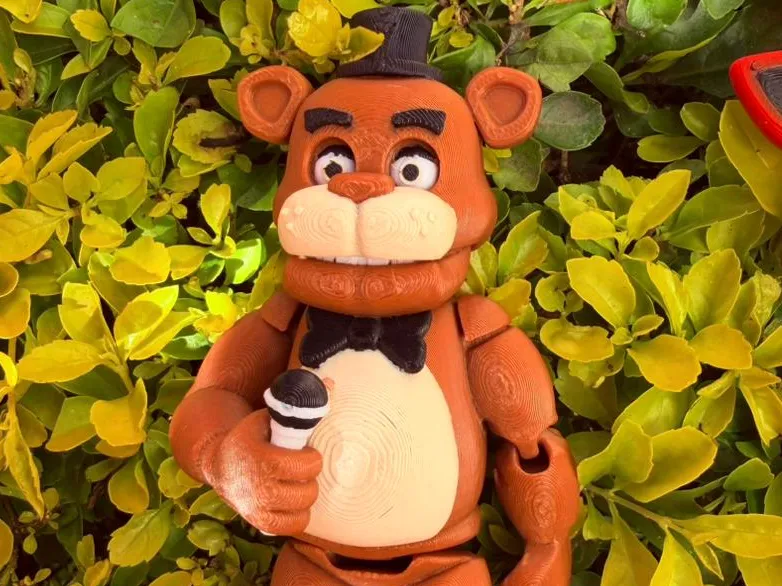 Flexi Freddy from FNAF / 4 color version - Free 3D Print Model - MakerWorld