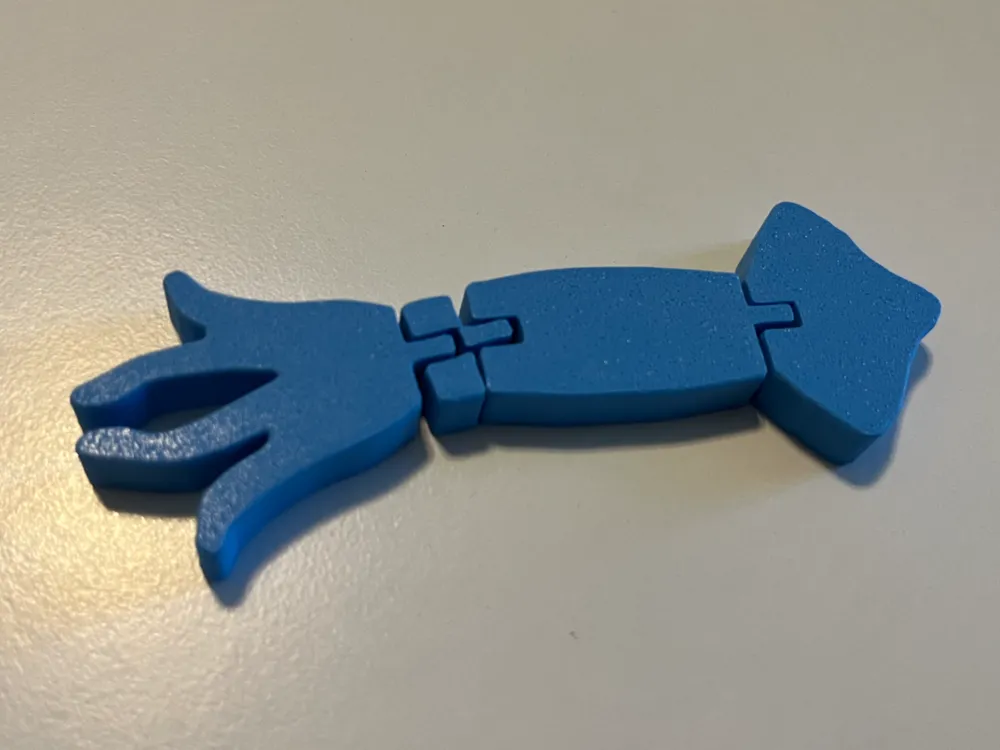 articulated squid - Free 3D Print Model - MakerWorld