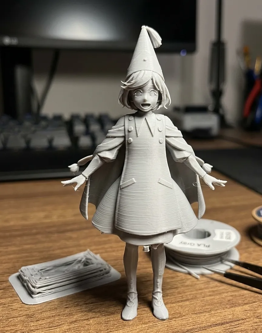 coco from anime Witch Hat Atelier - Free 3D Print Model - MakerWorld