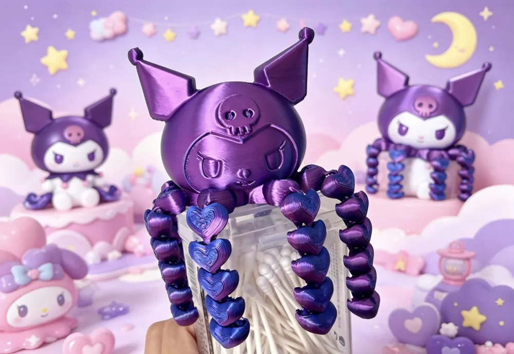 Kukumi Articulated Octopus Toy - Free 3D Print Model - MakerWorld