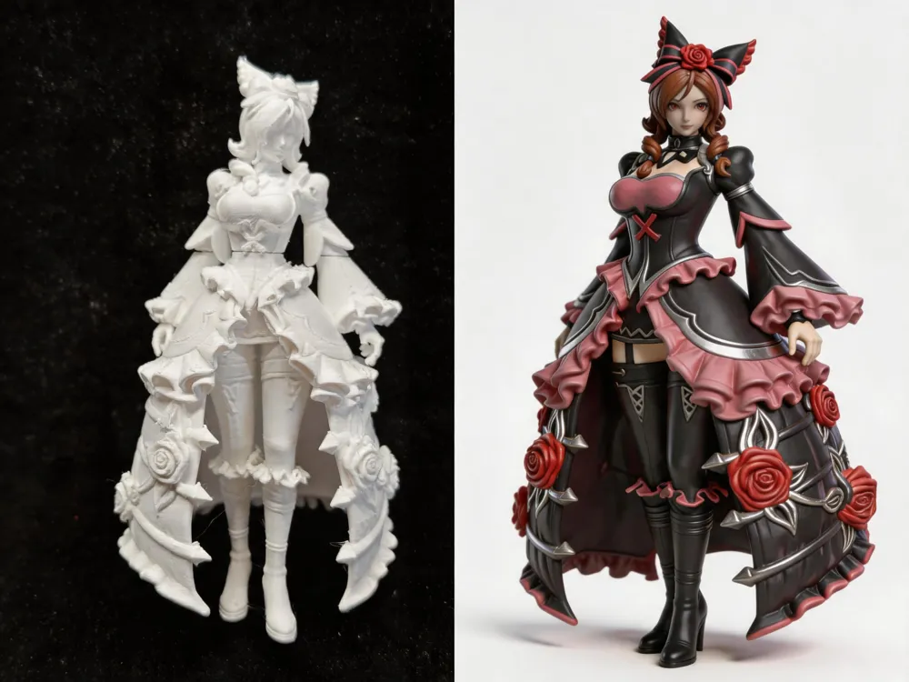 Luna Gótica Rosa - Modelo de impresión 3D gratuito - MakerWorld