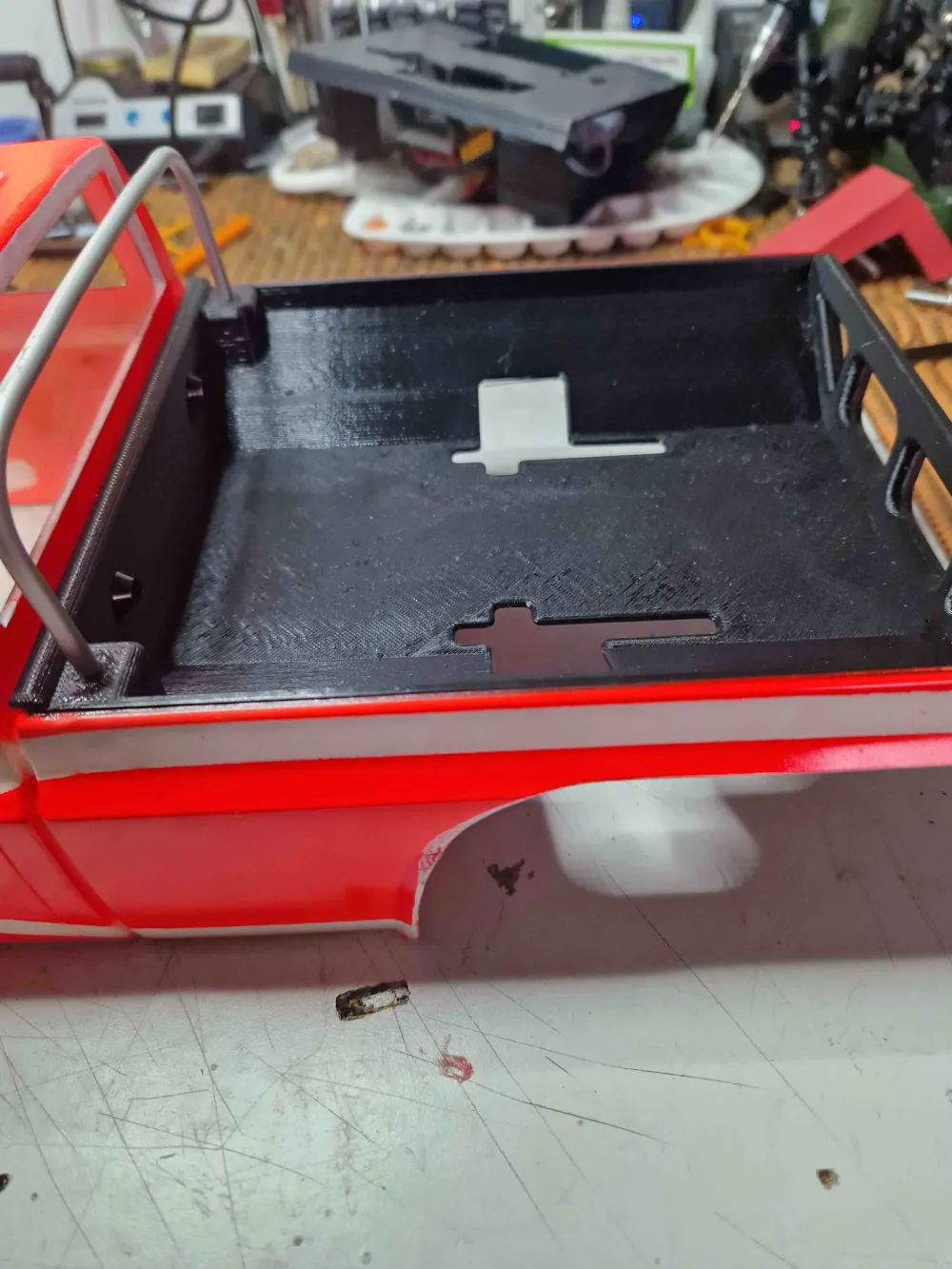 REAR BED FOR TAMIYA RC 1/10 SCALER - Free 3D Print Model - MakerWorld