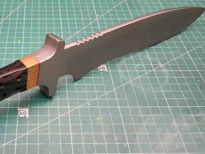 Poison knife (PROP NOT SHARP) - Free 3D Print Model - MakerWorld
