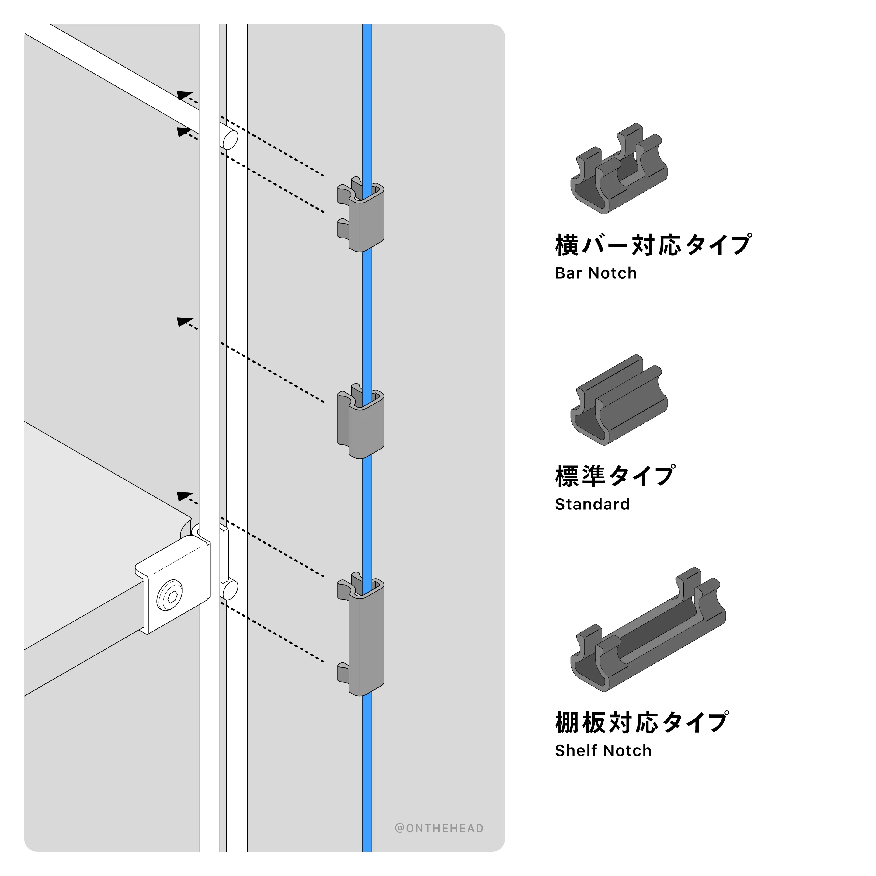 Cable Holder for Unit Shelf｜Cable Holder for MUJI Unit Shelf - Free 3D ...