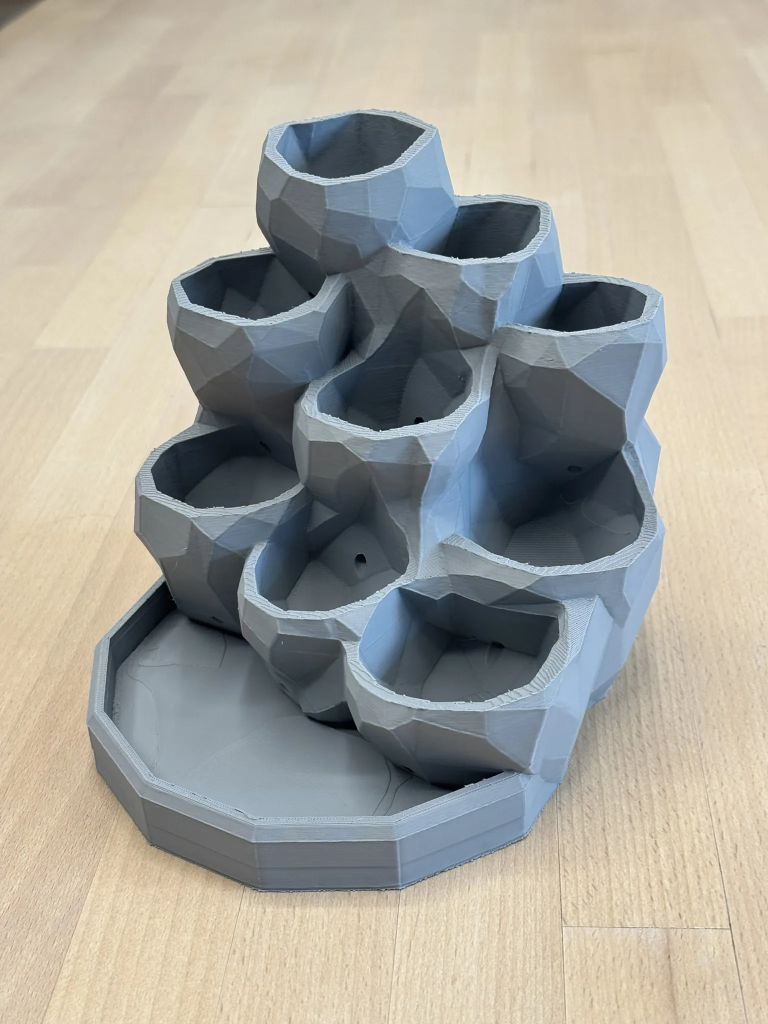 Succulent pot - planter - with drainage - Free 3D Print Model - MakerWorld