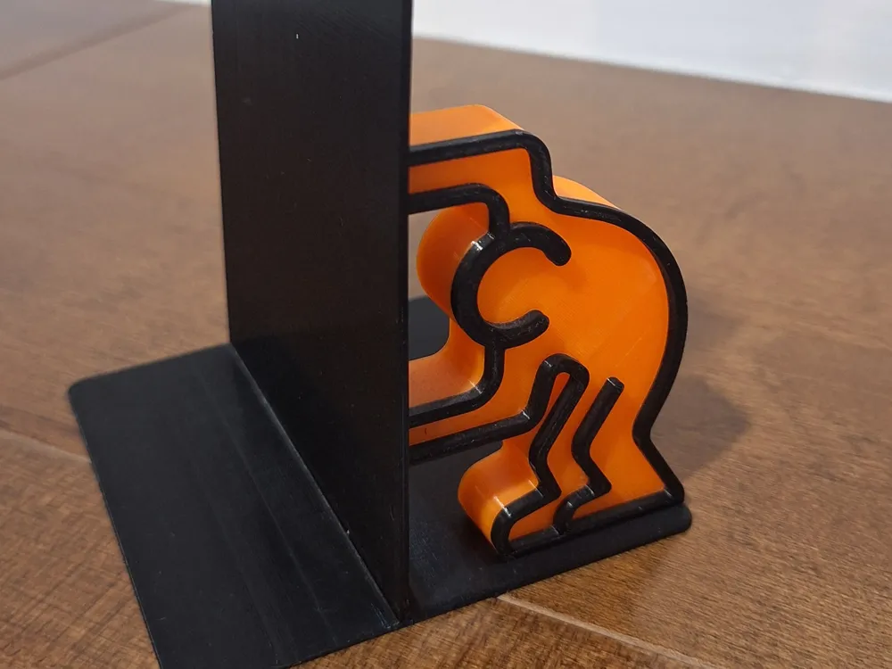 FERMALIBRI KEITH HARING STYLE – BOOKEND DECORATIVO - Free 3D Print ...