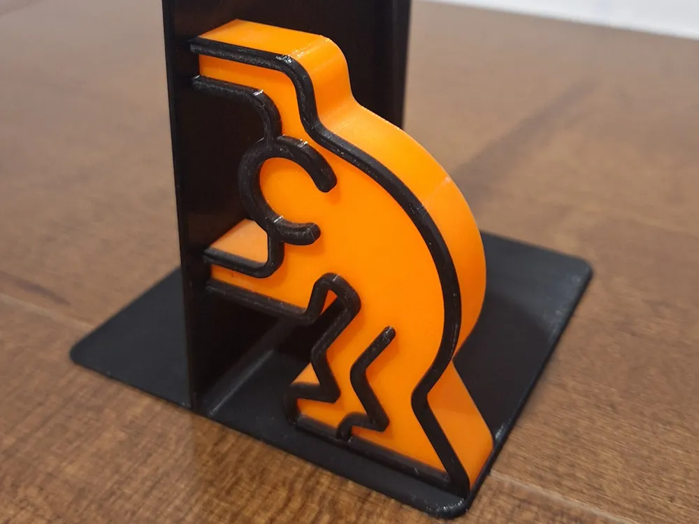 FERMALIBRI KEITH HARING STYLE – BOOKEND DECORATIVO - Free 3D Print ...