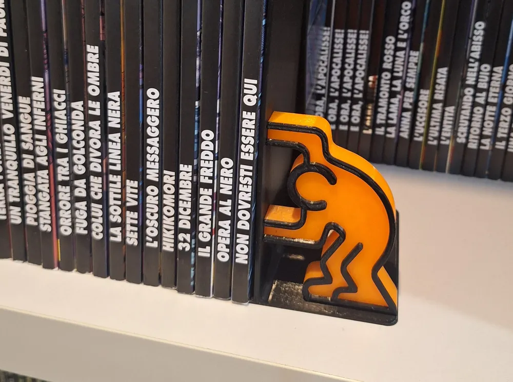 FERMALIBRI KEITH HARING STYLE – BOOKEND DECORATIVO - Free 3D Print ...