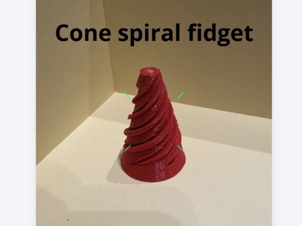 spiral fidget - Free 3D Print Model - MakerWorld