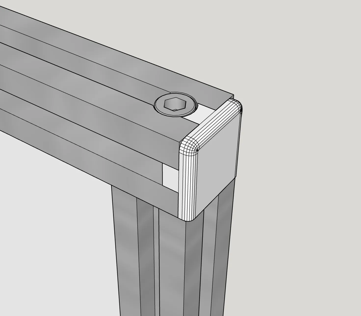 More elegant 2020 aluminum profile end cap - Free 3D Print Model ...