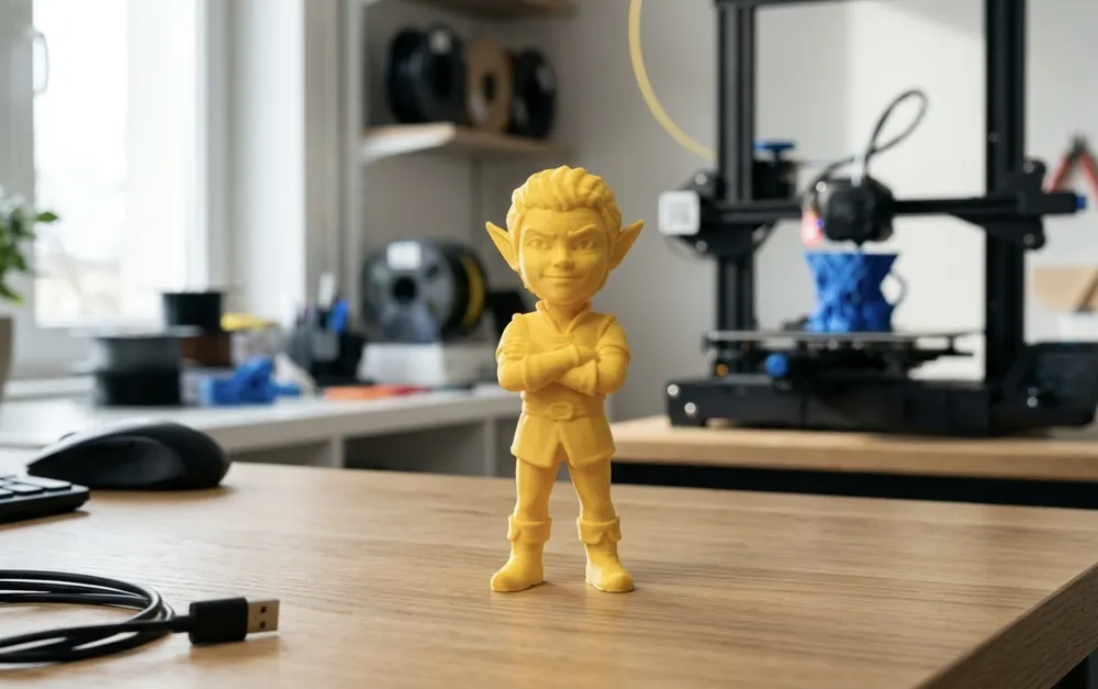 Forest Elf Creature Cute Mythical Figurine - Free 3D Print Model ...