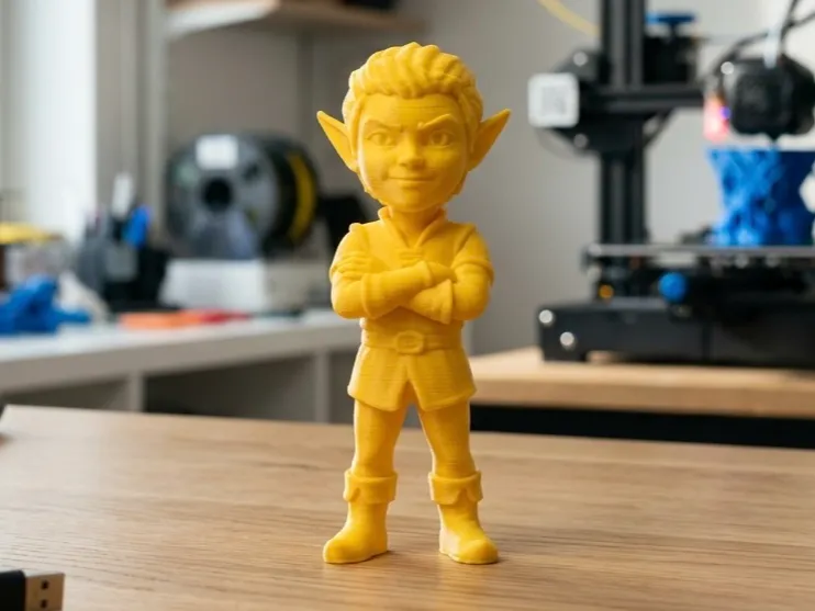Forest Elf Creature Cute Mythical Figurine - Free 3D Print Model ...