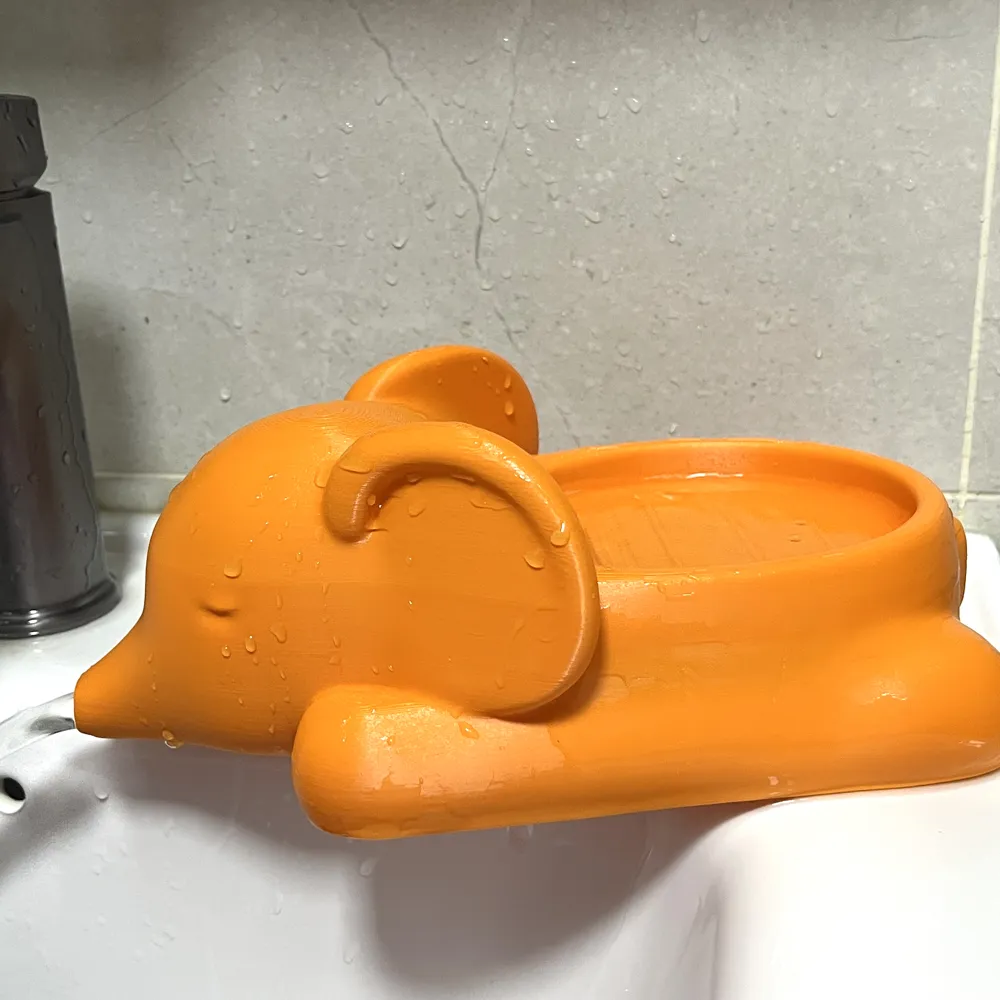 Boîte à savon éléphant originale | Design de drainage par le nez | Pas ...