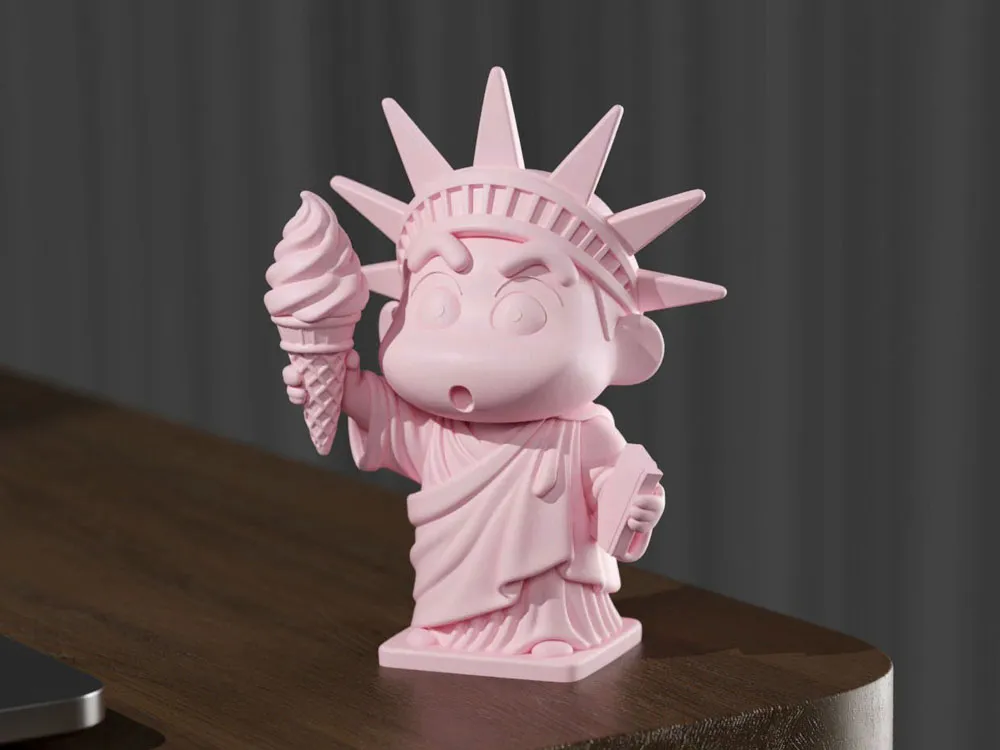 Crayon Shin-chan Freiheitsstatue – Kostenloses 3D-Druckmodell – MakerWorld