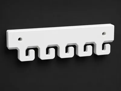 Universal Cable Holder | Wall Mounted Cable Tool - Free 3D Print Model ...