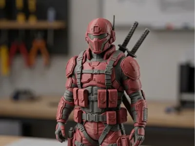 DEADPOOL ASKER - Free 3D Print Model - MakerWorld