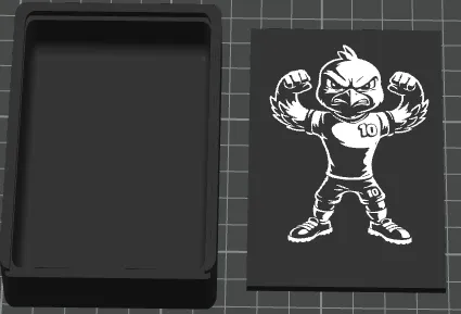 Canary Mascot World Cup Sticker Box - Free 3D Print Model - MakerWorld