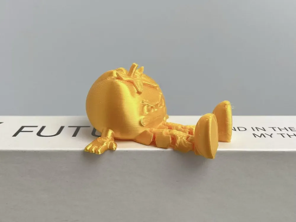 Articulated Chibi Angry Tomato Desk Buddy Figure Ornament Toy - Free 3D ...