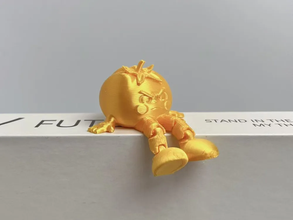 Articulated Chibi Angry Tomato Desk Buddy Figure Ornament Toy - Free 3D ...
