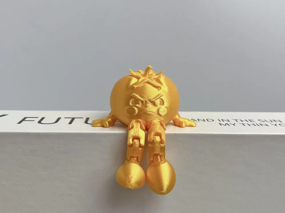 Articulated Chibi Angry Tomato Desk Buddy Figure Ornament Toy - Free 3D ...
