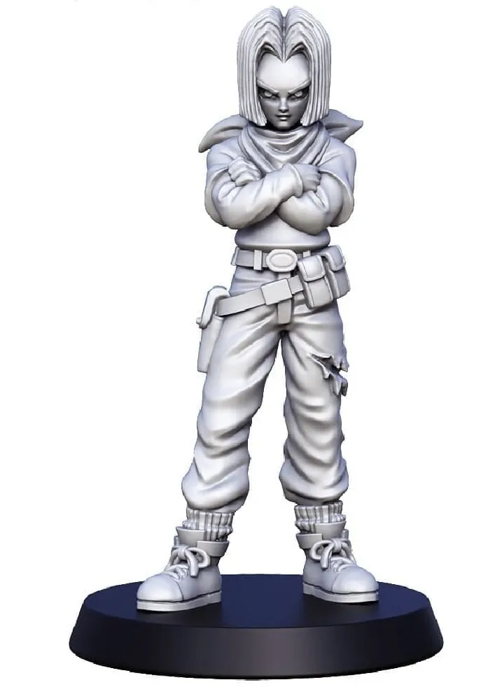 Dragon Ball - Android 17 - Free 3D Print Model - MakerWorld