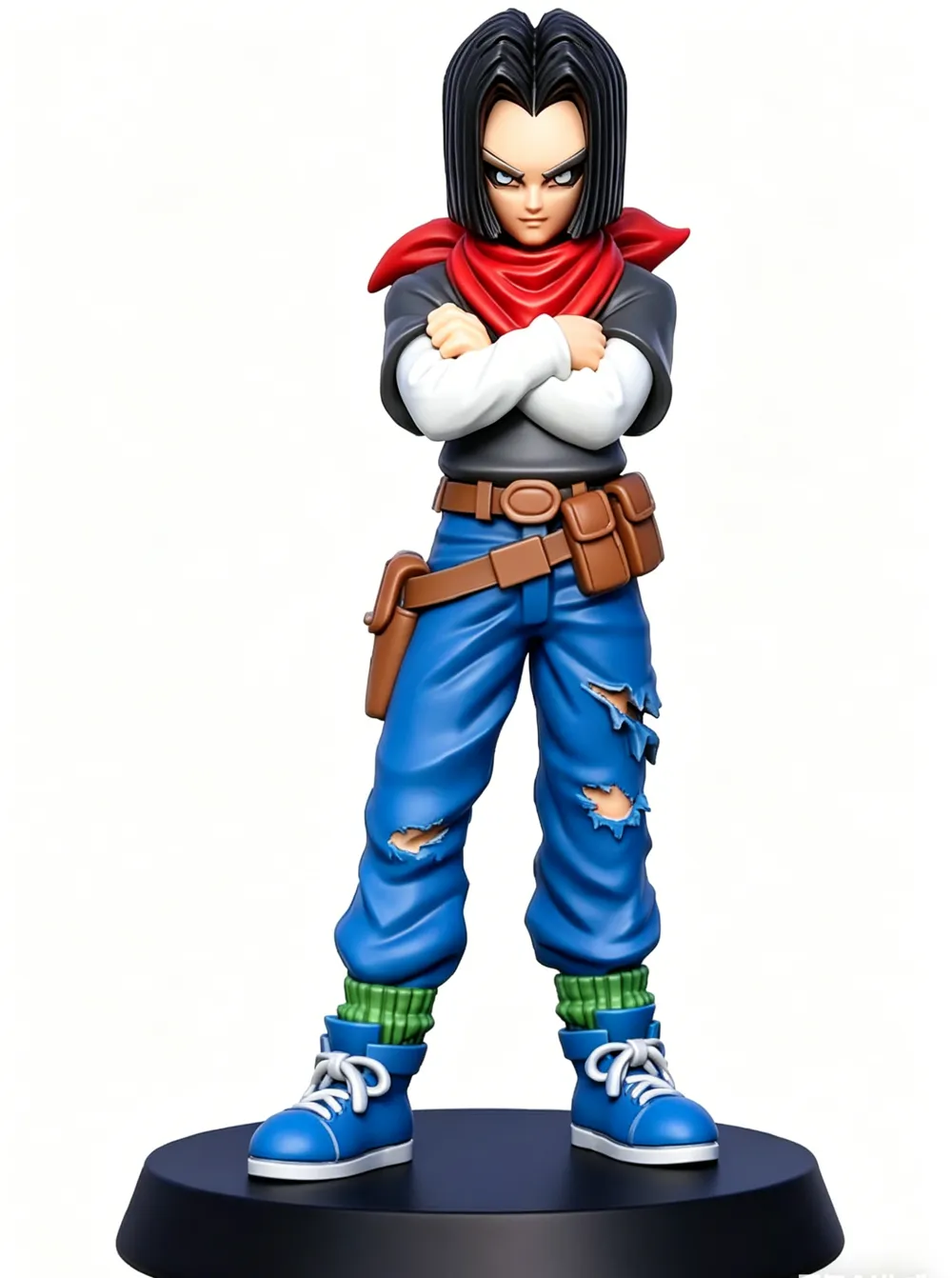 Dragon Ball - Android 17 - Free 3D Print Model - MakerWorld