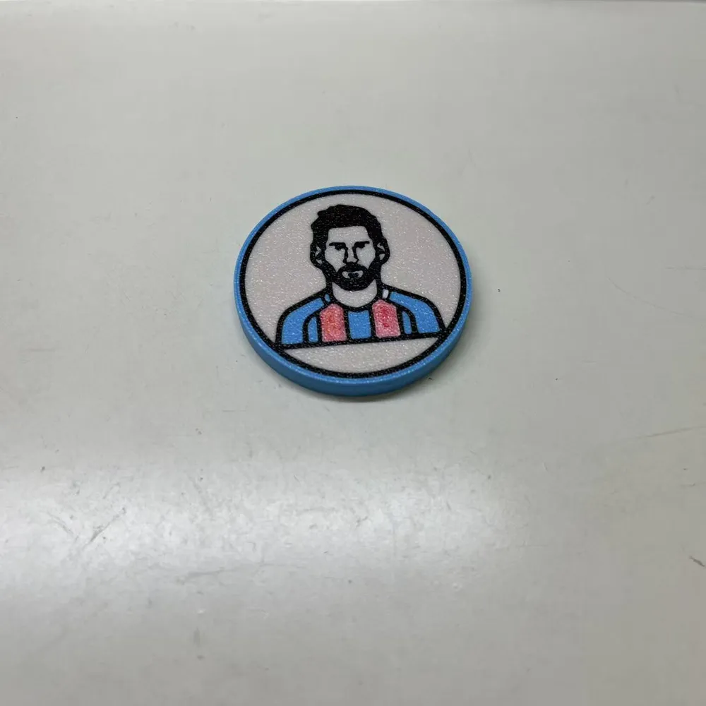 Barca Messi Keychain Pendant - Football Star Keychain Refrigerator ...