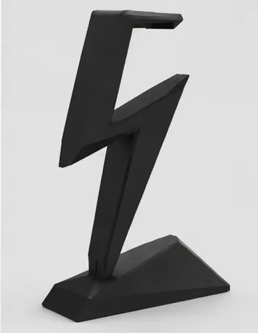 lightning bolt headphone holder - Free 3D Print Model - MakerWorld