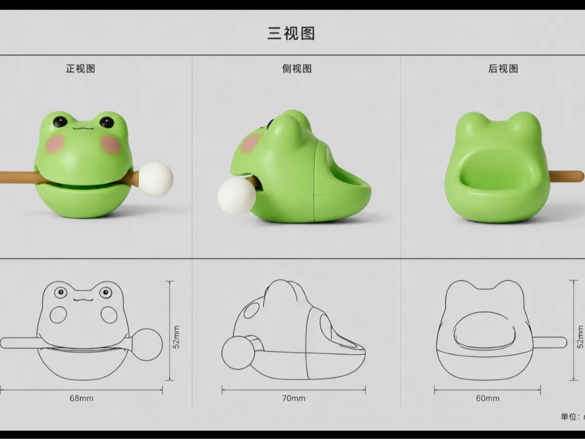 Cute Expression Fidget Wooden Fish - Free 3D Print Model - MakerWorld