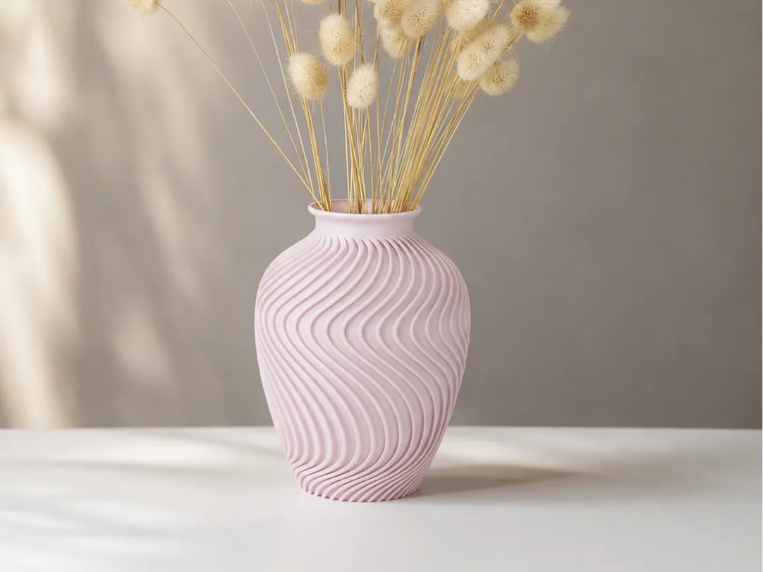 Wave Vase | Elegant Minimalist Home Decor - Free 3D Print Model ...