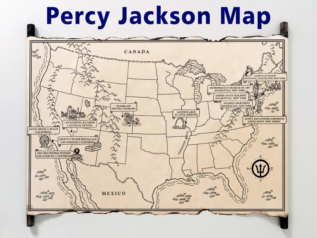 Percy Jacksons Map - Free 3D Print Model - MakerWorld