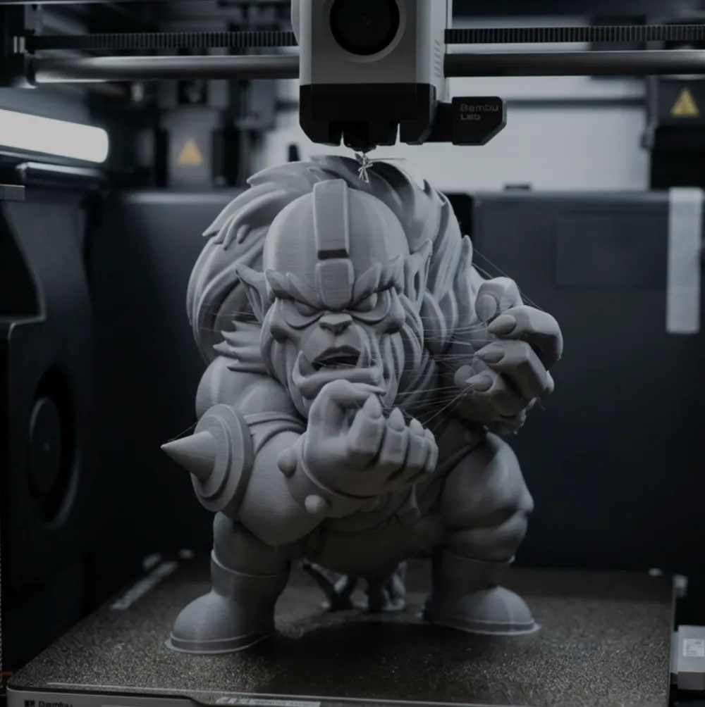 Beast Man Chibi - Free 3D Print Model - MakerWorld