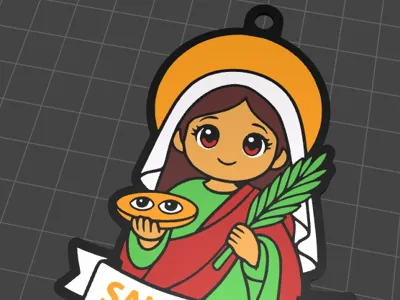 Santa luzia – Kostenloses 3D-Druckmodell – MakerWorld