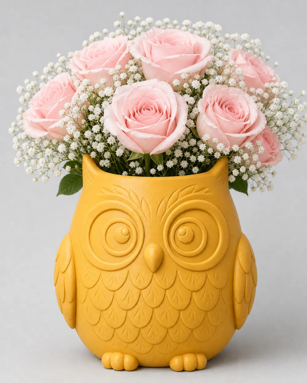 Owl Vase - Free 3D Print Model - MakerWorld